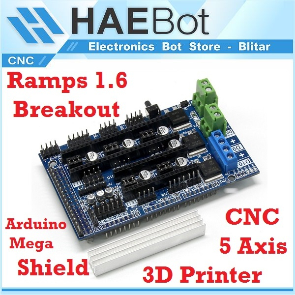 [HAEBOT] Ramps 1.6 Shield Motor Driver CNC 3D Printer Controller ...