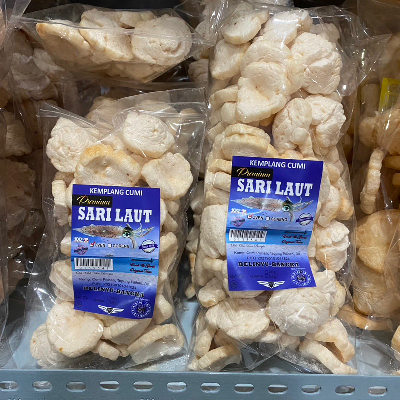 Premium Squid Oven Kemplang Cap Sari Laut - Bangka Snack - Bangka Snack - Bangka Food - Oven ...