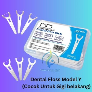 Dental Floss Dental Floss Model Y Angled Flosser (1 Box Contains 36pcs ...