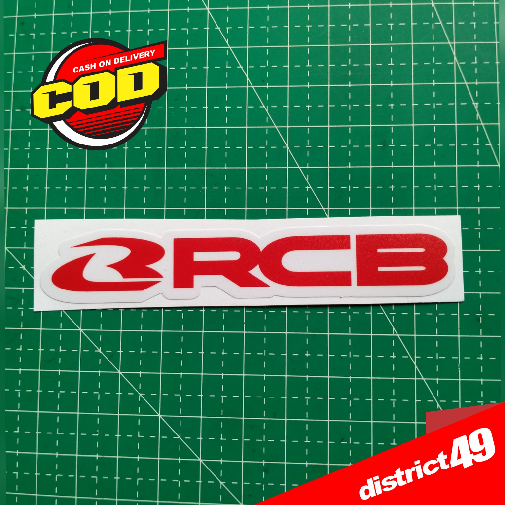 Print Cut RACING BOY LOGO Stickers Glossy Lamination thick waterproof ...