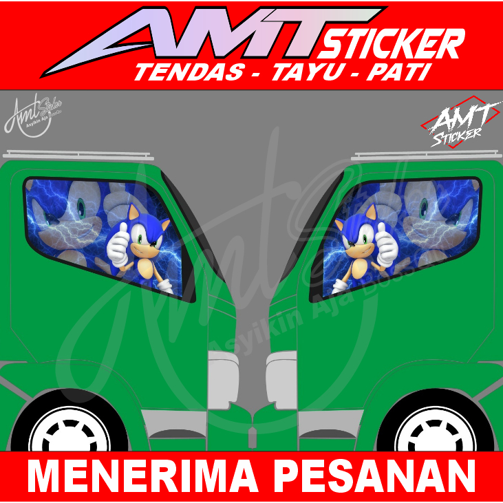 One Way Sticker for Hino Dutro/Dyna Truck Side Window - Can be Custom ...