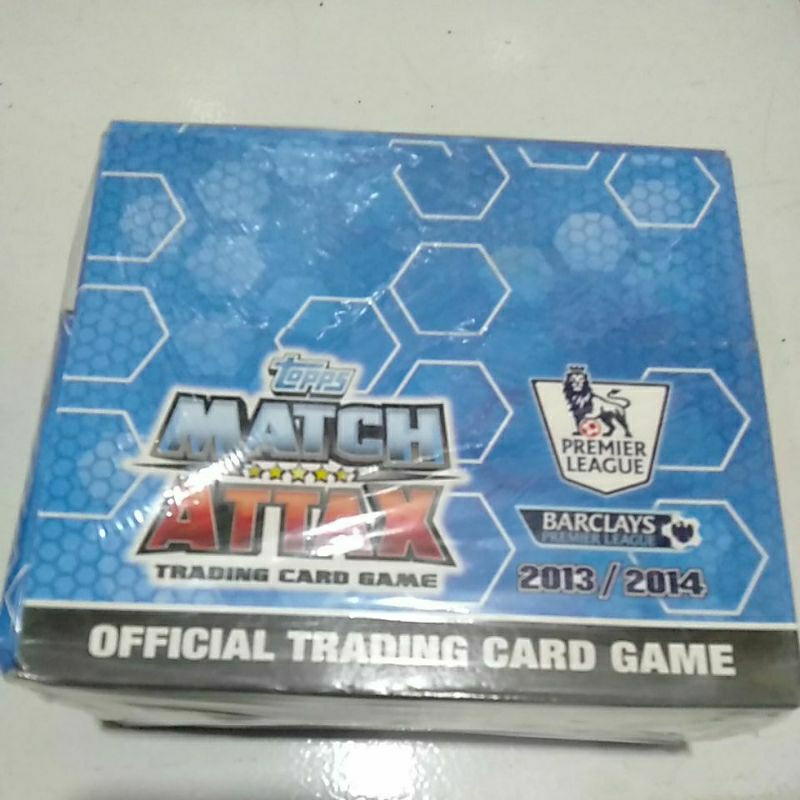Trading card game 1 box match attax 2013/2014 original topps | Shopee ...