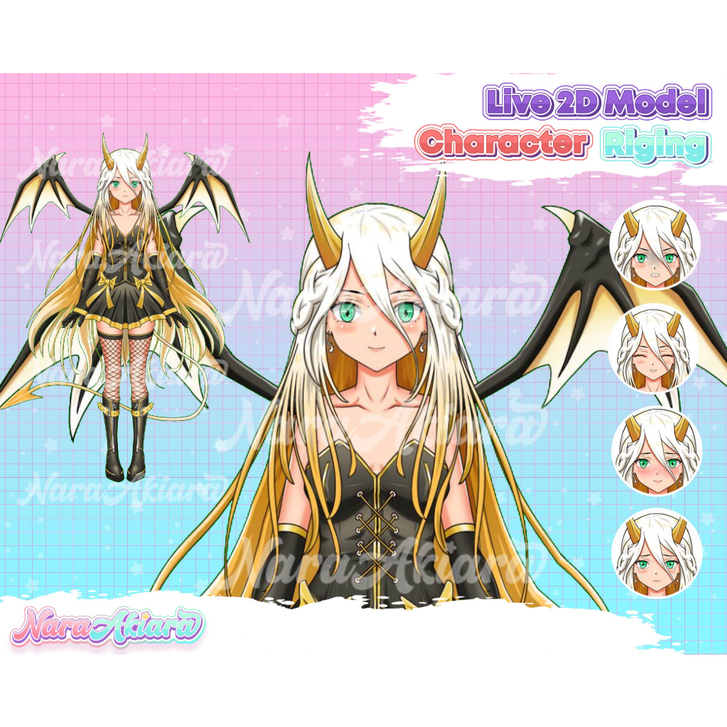 Vtuber Anime Characters Live2D Model: Make Your Streaming Liver and ...