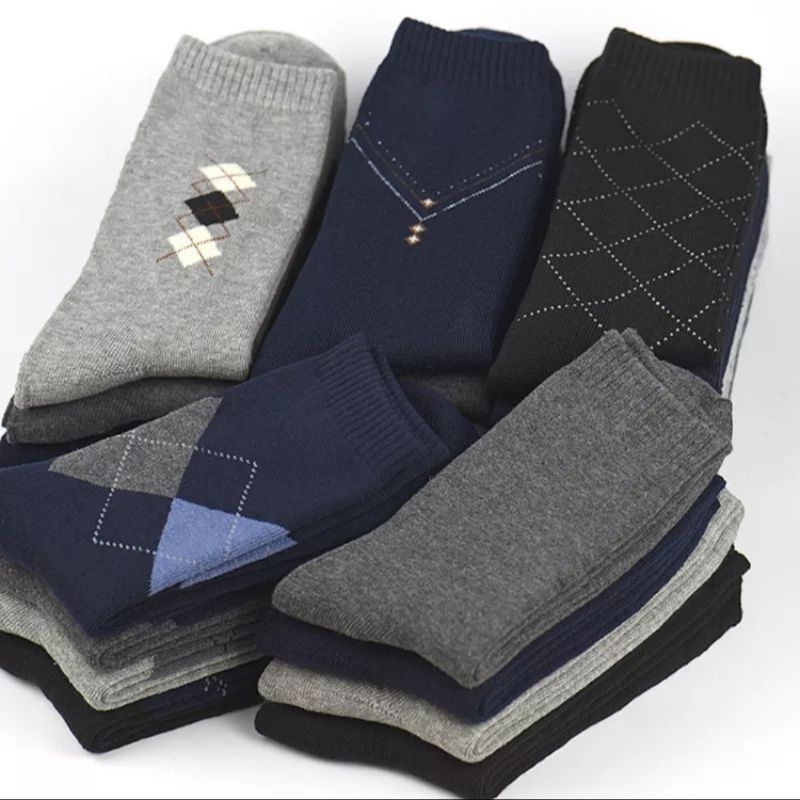 12 Pairs Of Men's formal Office Socks/Men's Work T-Shirts | Shopee ...