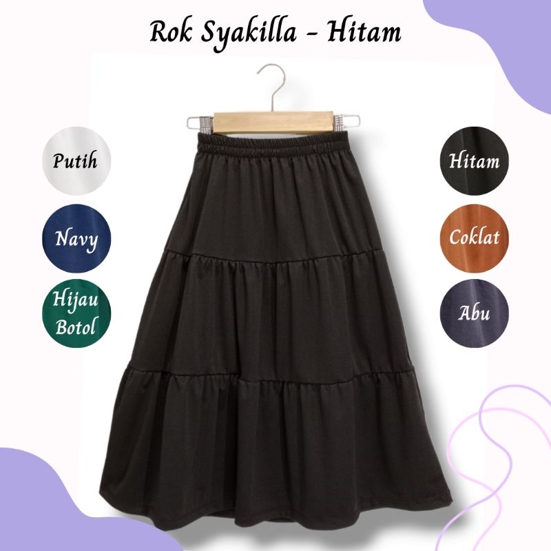 Syakilla Skirt - Korean Style Girls' Long Skirt Teenage Long Skirt Maxi ...