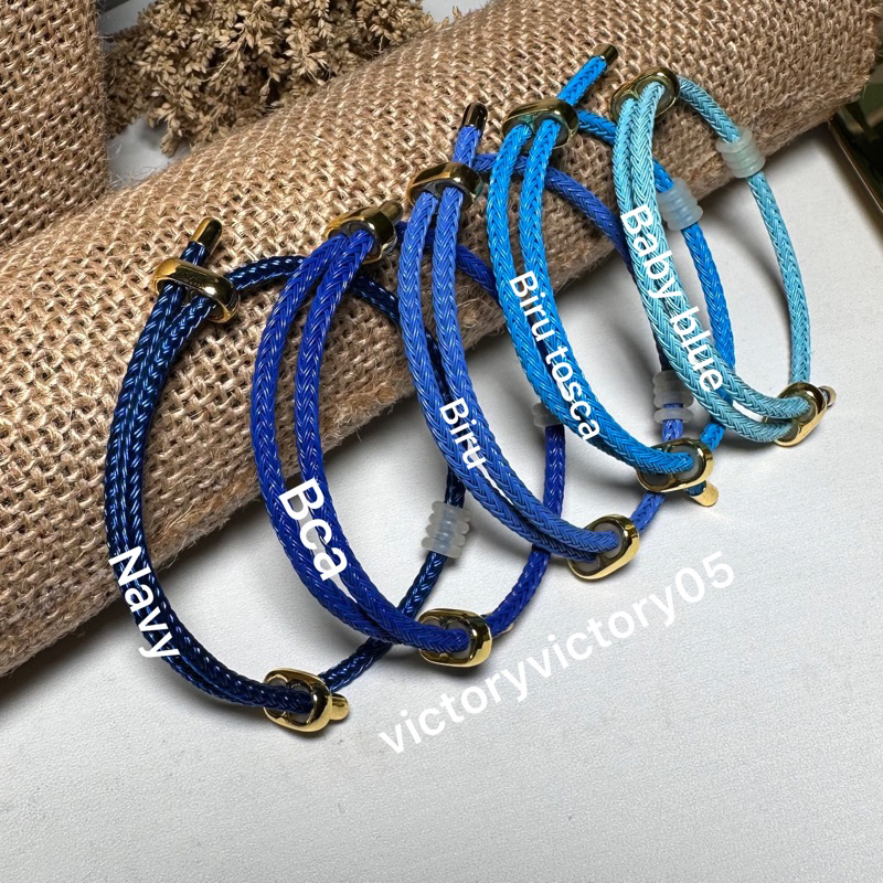 Waterproof wire rope bracelet, gold bracelet, you can request the size ...