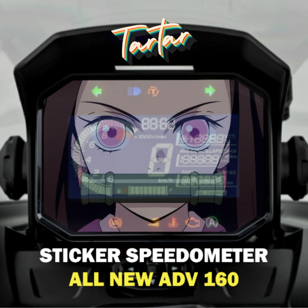 Sticker Sticker Spido/Speedometer Transparent Anime All New ADV 160 ...
