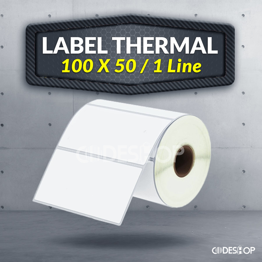 Thermal Label 100x50 mm Zebra TSC Honeywell Barcode Printer Sticker ...