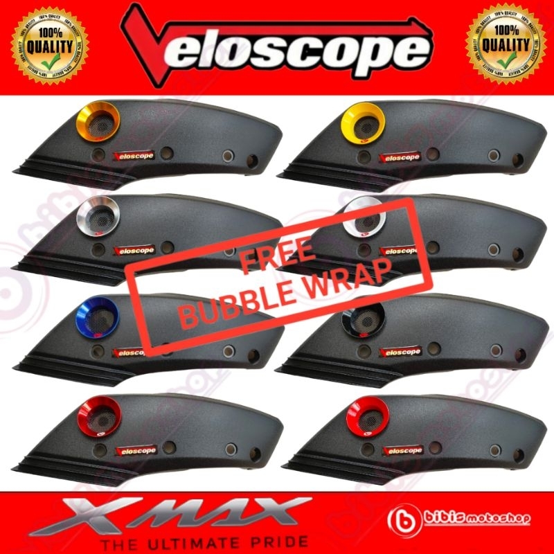 Veloscope Yamaha Xmax 250 Cover Air Filter Cap Oxygen Flow Booster ...