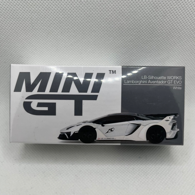 Mini GT 467 LB-Silhouette Works Lamborghini Aventador GT EVO White ...