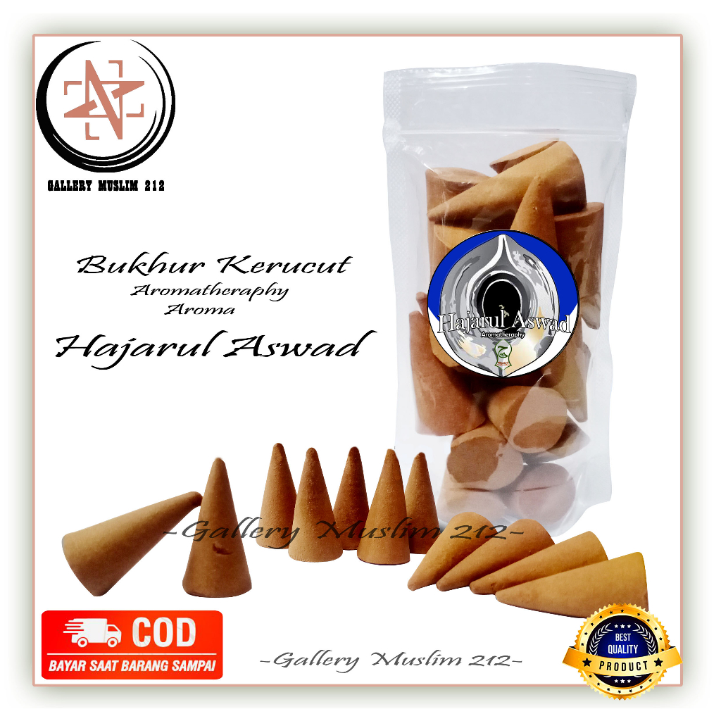 Buhur incense room freshener bukhur cone Aroma Hajarul Aswad / Bukhur ...