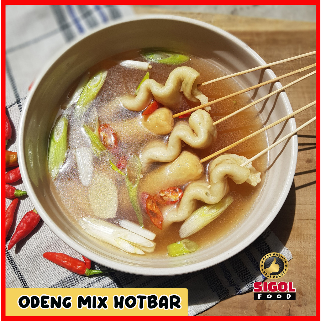 Odeng Mix Hotbar-Dasot Package 2 Sauce-Odeng Eomok-Hotbar-Fish Cake ...