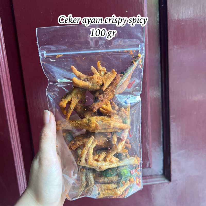 Crispy SPICY Chicken Check 100 Grams | Crispy CHICKEN FEET SPICY ...