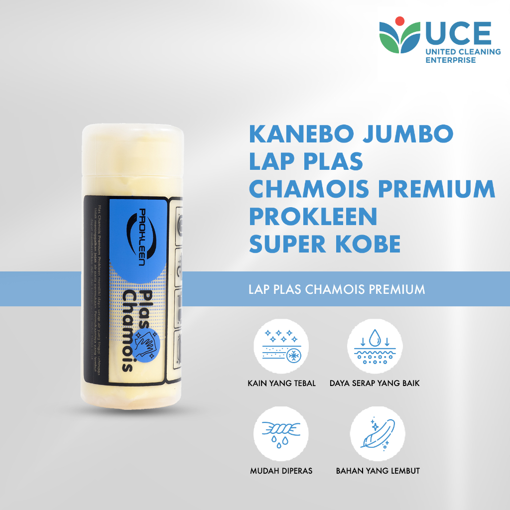 PROKLEEN Kanebo Jumbo Super Kobe Premium Chamois Plas Lap | Shopee ...