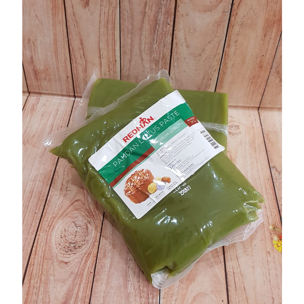 Redman Premium Filling Pandan Lotus Paste 1KG/Mooncake Filling | Shopee ...
