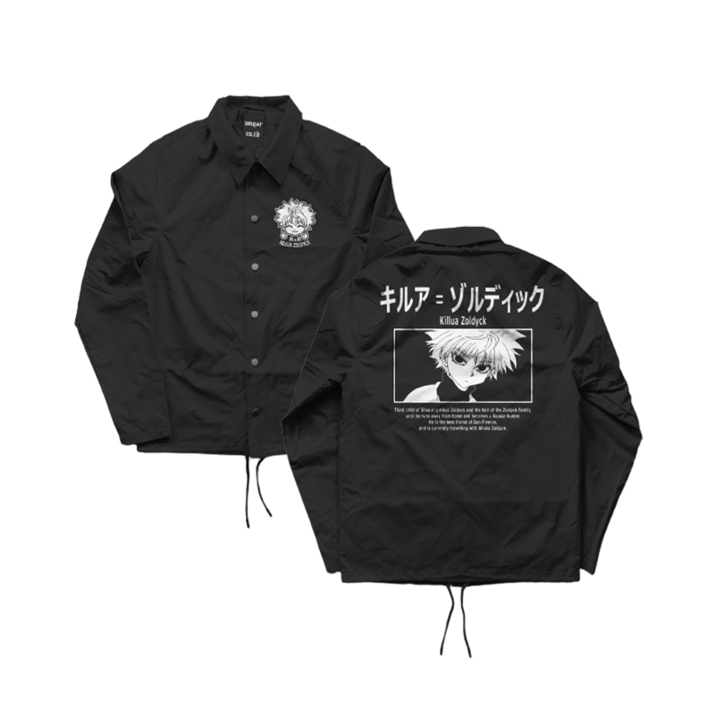 Killua ANIME COACH JACKET - MEN'S/WOMEN'S COACH JACKET - PARACUT JACKET ...