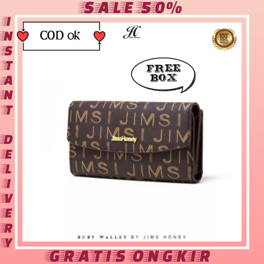 Ruby Wallet Original Jims Honey (FREE EXCLUSIVE BOX) | Shopee Singapore