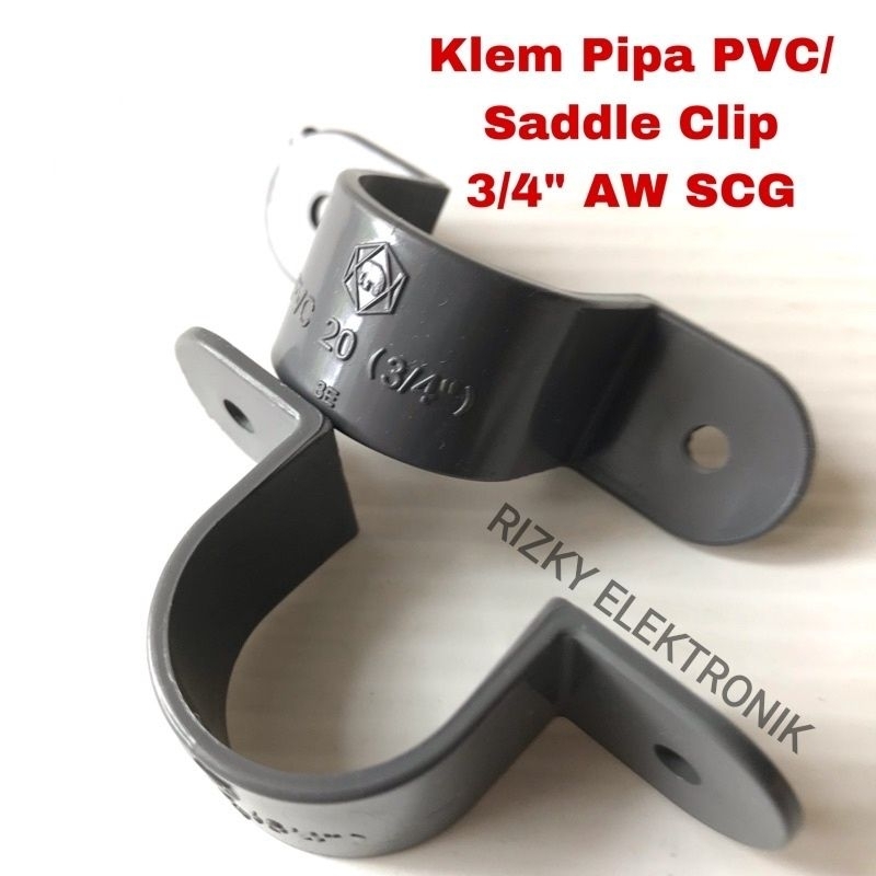 Omega Water Pipe Clamp 3/4" 3/4 inch Saddle Clip PVC SCG Hose Clamp ...