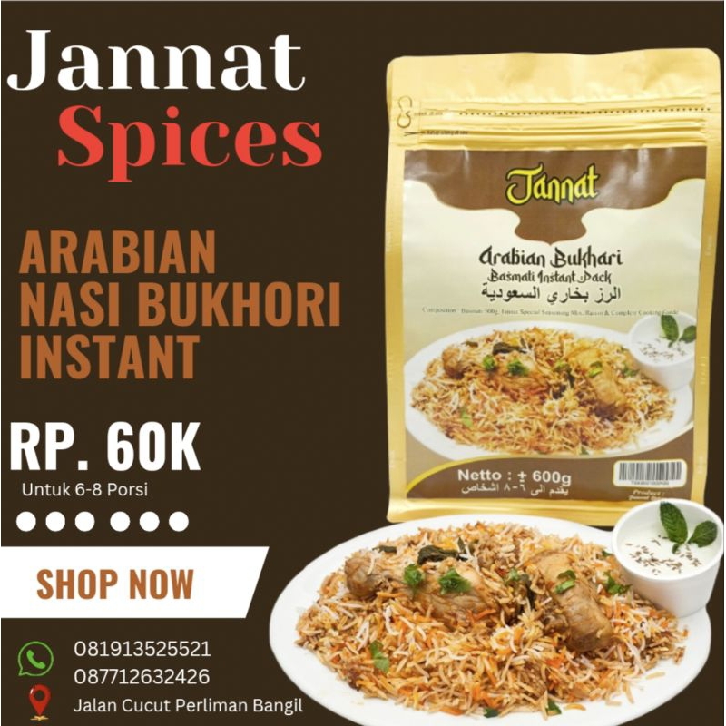 Instant Basmati Rice Bukhori \ Instant Bukhori Rice \ Jannat Arabian ...