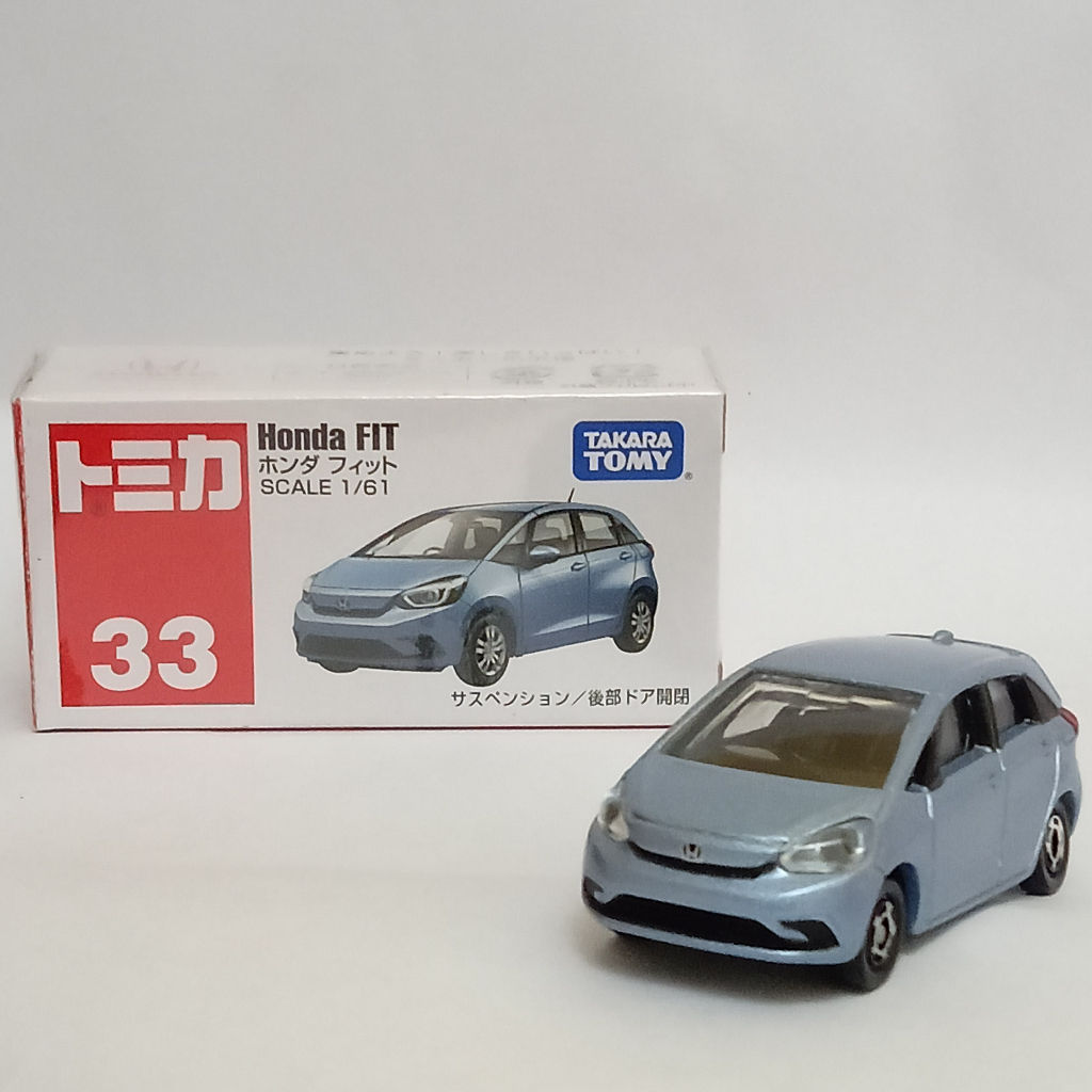 Tomica No 33 Honda Fit Takara Tomy Diecast Car Miniature Car Collection Kids Toys | Shopee Singapore