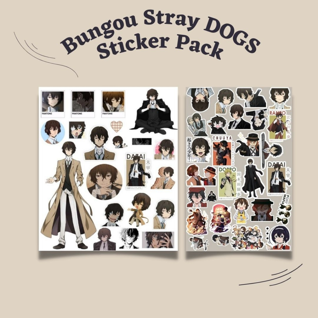 Sticker BUNGOU STRAY DOGS BSD osamu dazai Sticker anime aesthetic cute ...