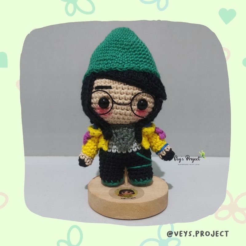 GANTUNGAN Killjoy Valorant Type 2 Knitting Doll/Killjoy Valorant ...