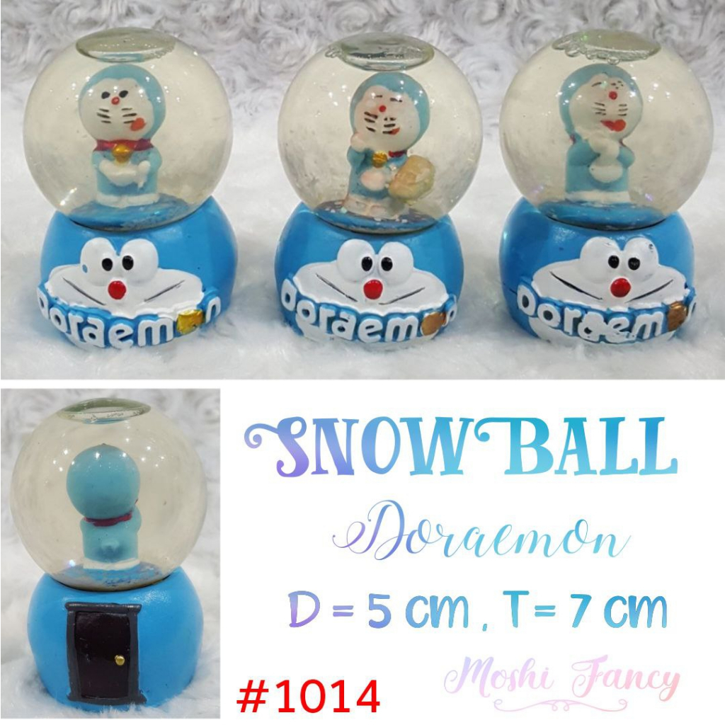 Doraemon Snowball Doraemon Crystal Ball Decorative/ Doraemon Miniature ...