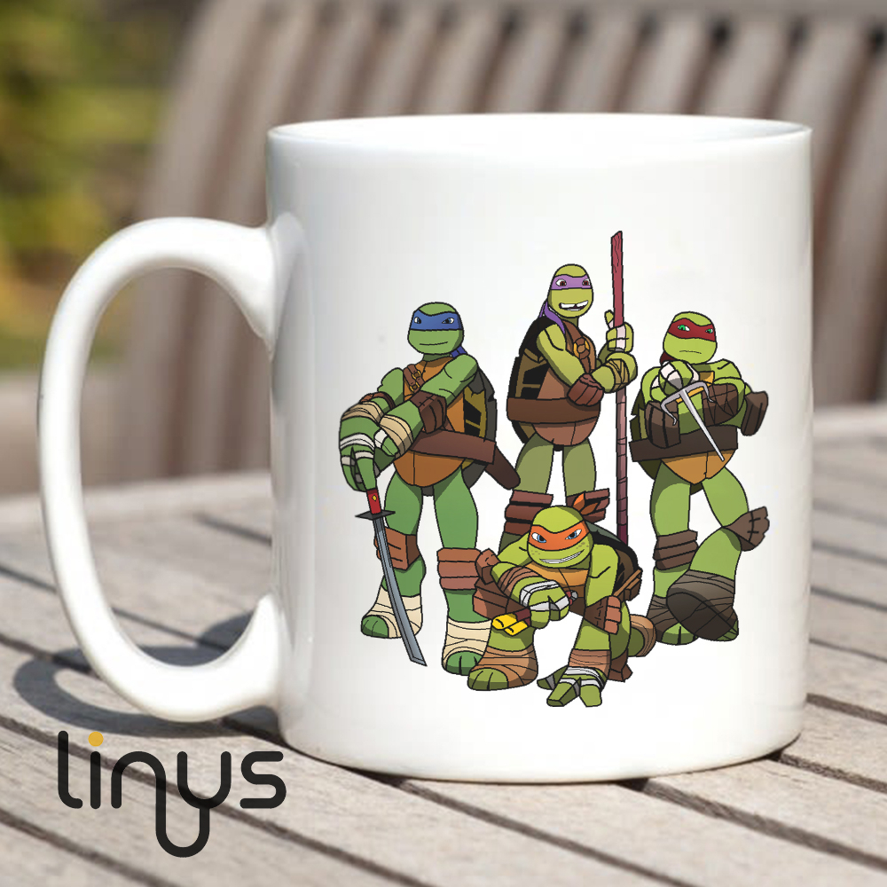 Ask teenage mutant ninja turtles Glass Mug | Shopee Singapore