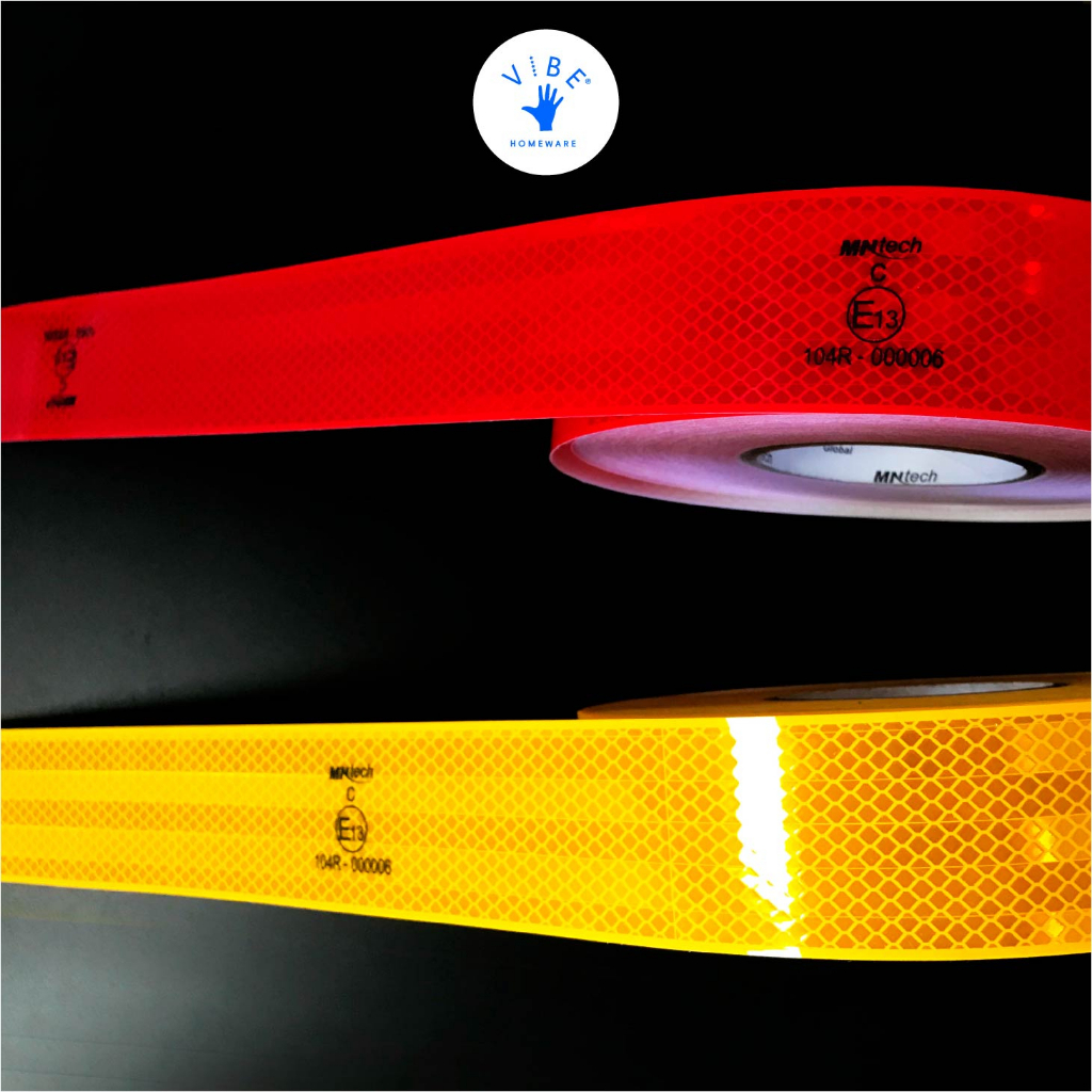 1meter MNTech STICKER REFLECTOR Red Yellow E13/REFLECTIVE TAPE ...