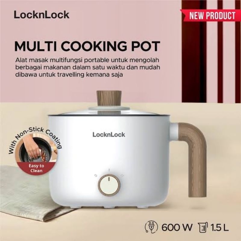 Locknlock Multi Cooking Pot - EJP118WHT new Seal | Shopee Singapore