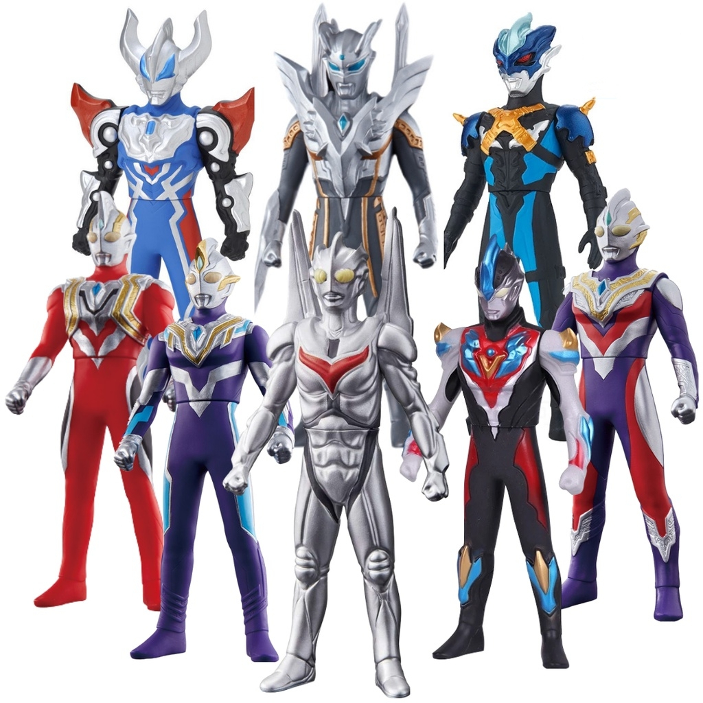 Ultraman model Toy Soft Rubber 23cm Original Character Shape multi ...