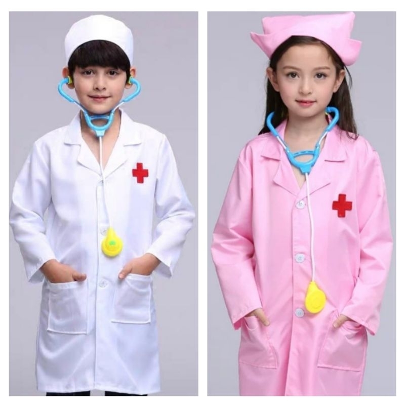 D3 Doctor Costume Nurse Costume Doctor Nurse Costume Role Play | Shopee ...