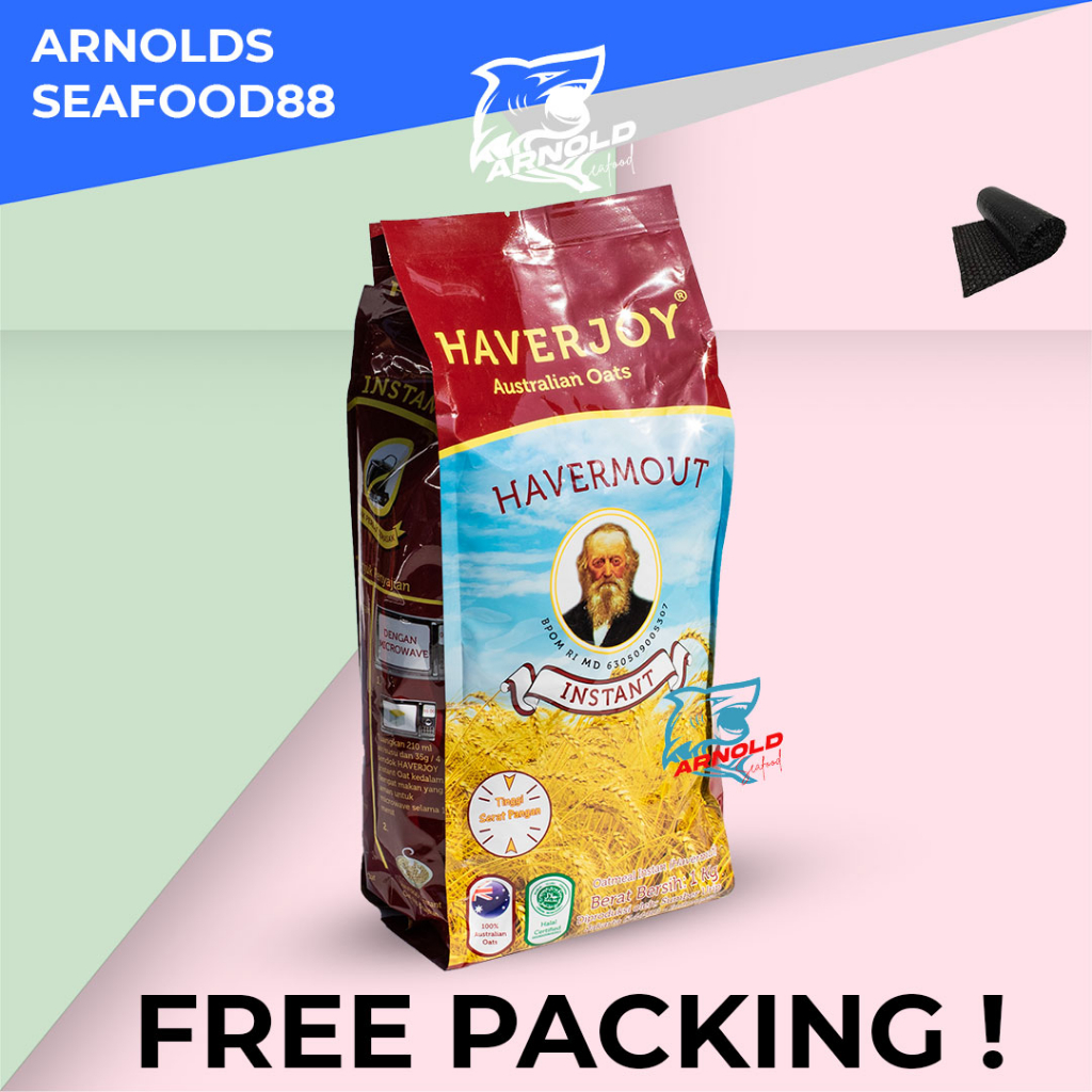 Haverjoy Oatmeal/Haverjoy havermout Australian Oats INSTANT 1kg ...