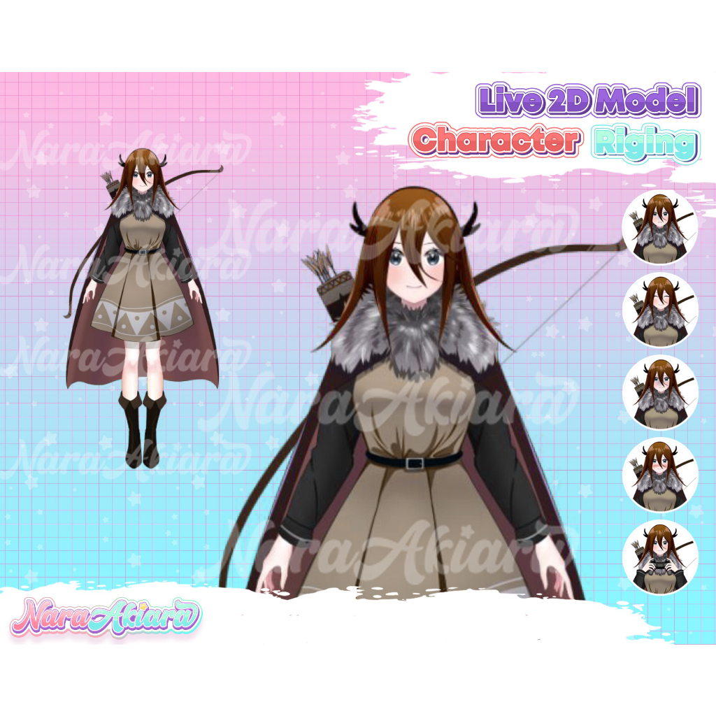 Vtuber Anime Characters Live2D Model: Streaming with Style and Karisma ...