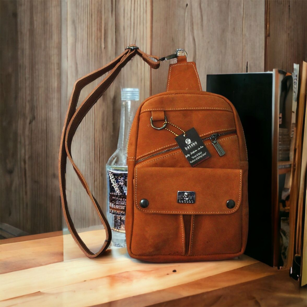 Batobo B Genuine Leather Waist Bag001305 Original Leather Men's Bag Can ...