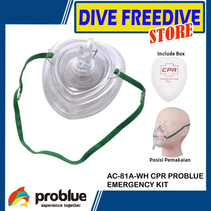 Ac-81a-wh CPR Problue Pocket Emergency Mask Kit Emergency Resuscitation Resuscitation Mask ...