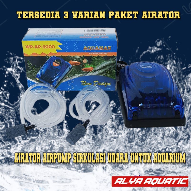 Airator airpump AIRATOR 2 HOLES AQUAMAN WP AP 3000 air bubble for ...