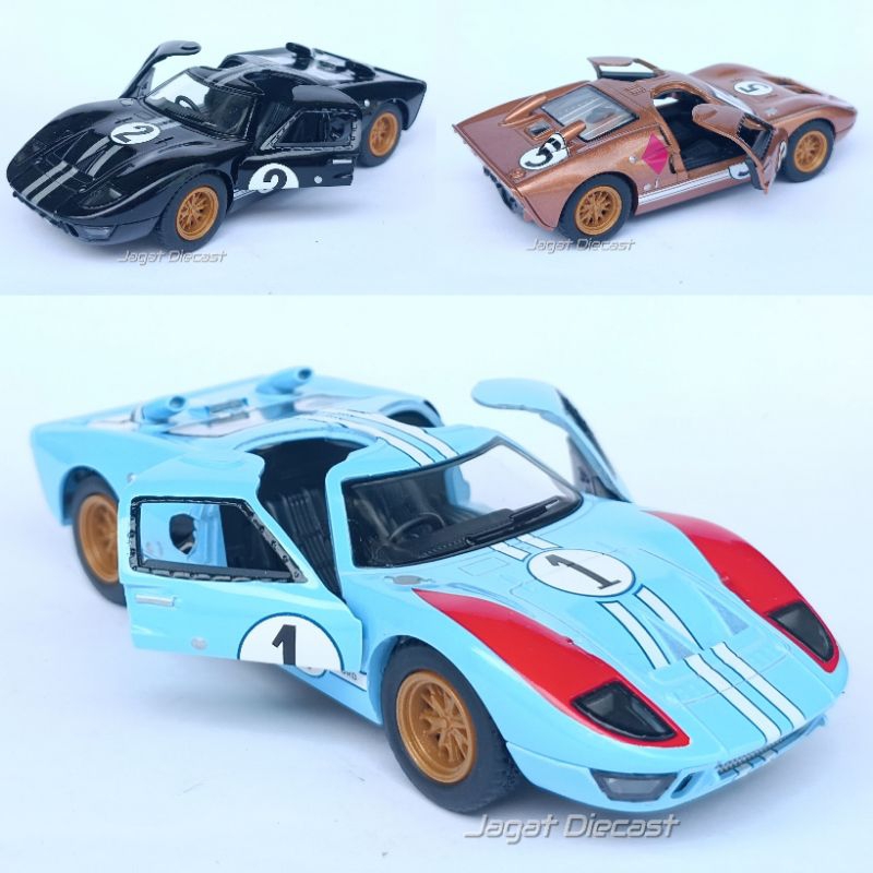 Kinsmart 1966 Ford GT40 MKII Toy Mobilan Universe Diecast | Shopee ...