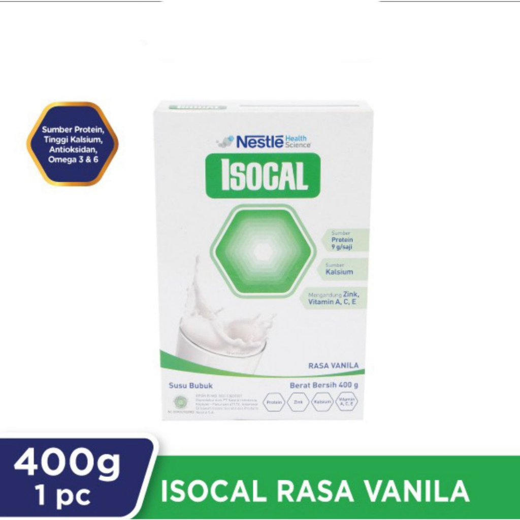 Nestle ISOCAL - Complete Nutrition Recovery & Health Period - 400 Grams ...