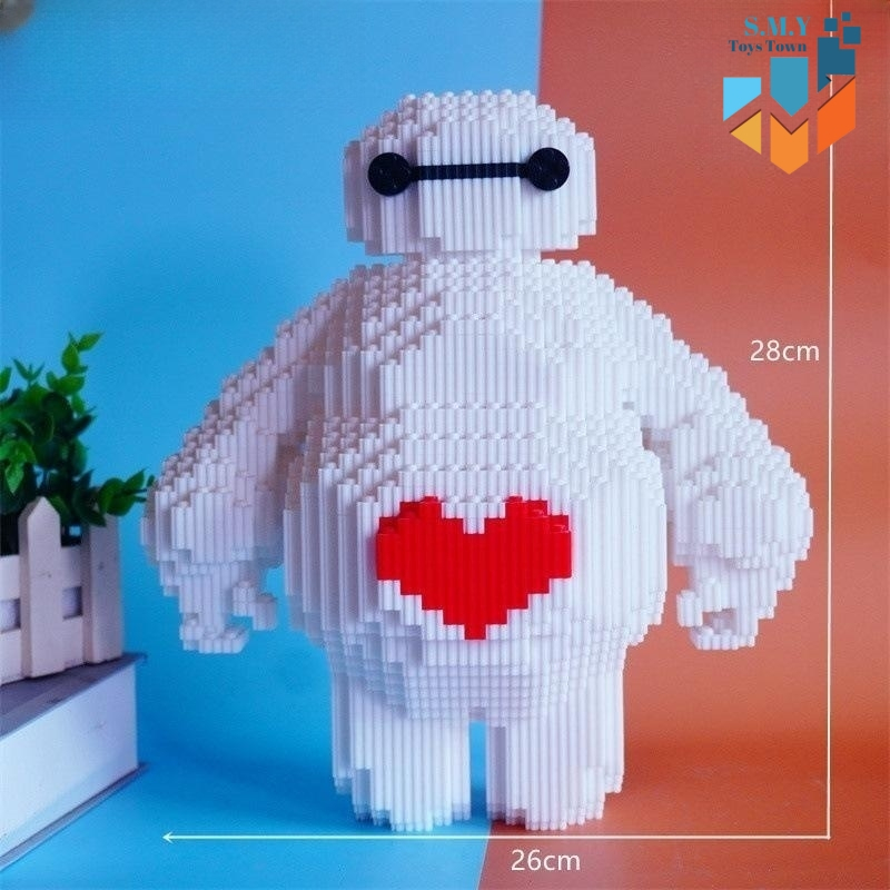 Smy Nano Blocks Baymax 3D Model, Stacking Block Toys, DIY Construction ...