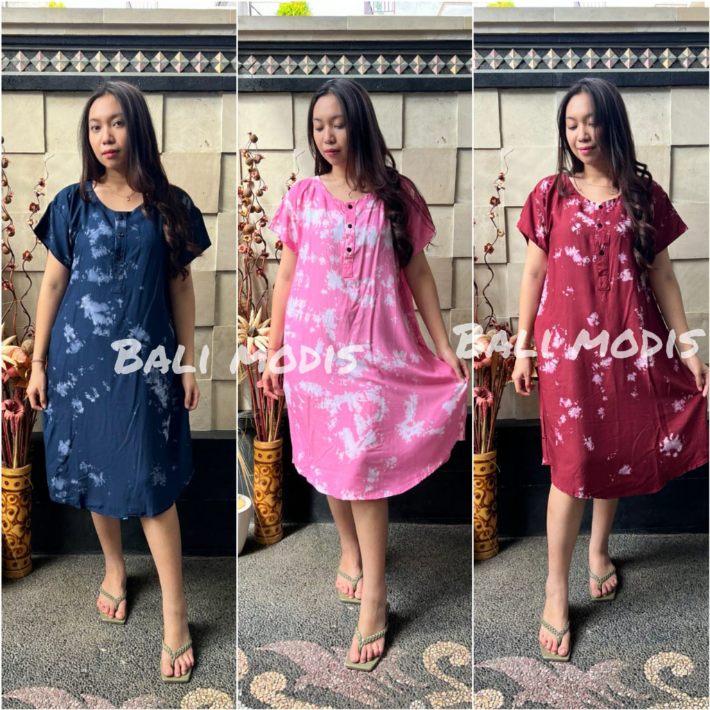 Bali TIE DYE BUTTON MEGA DASTER | Shopee Singapore