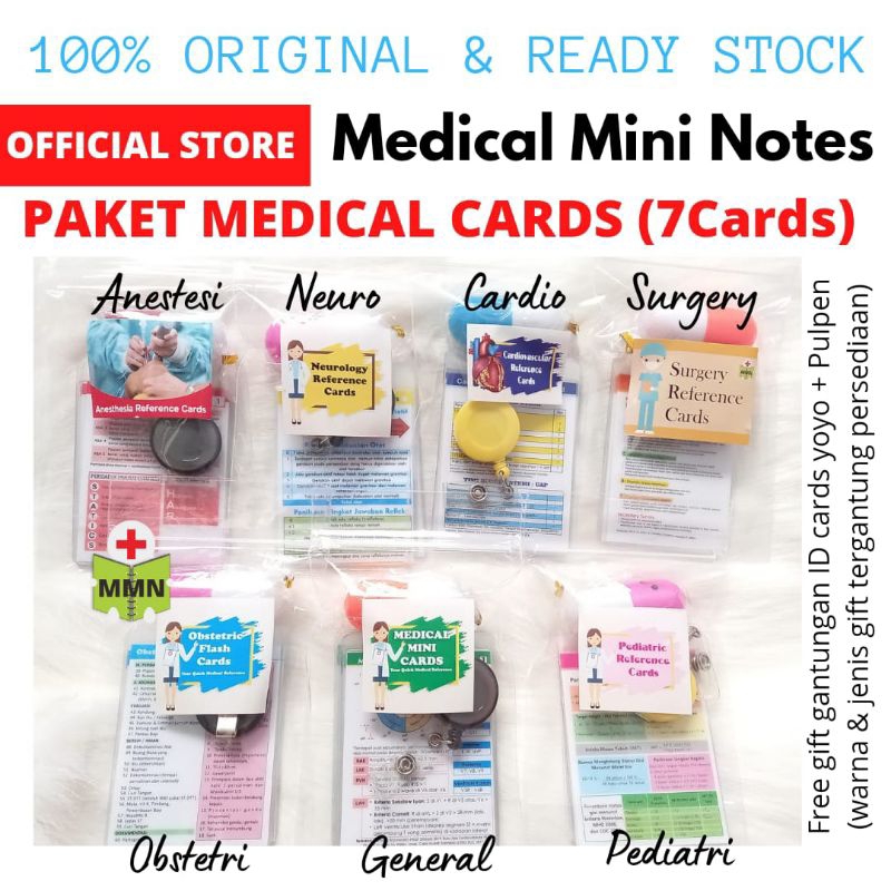 Original Original | Complete Package of 7 Medical Cards | Latest ...