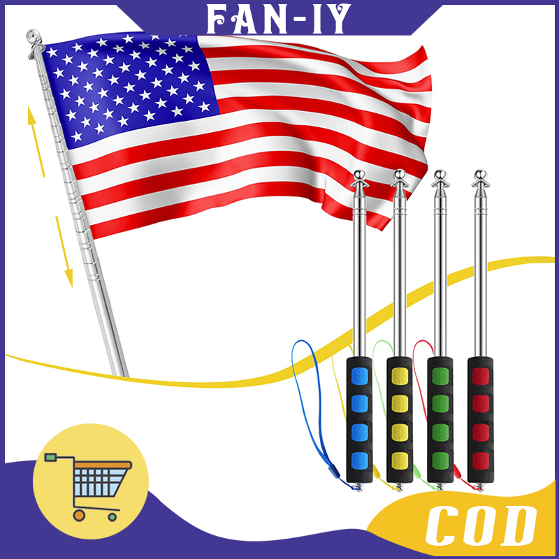 Multifunction 2-Meter Folding Flag Stick/Portable Telescopic Tour ...