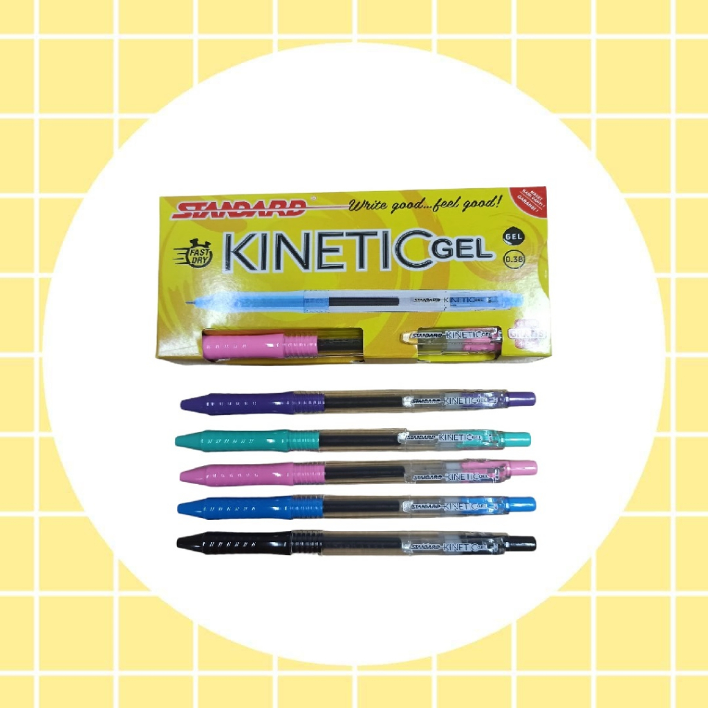 Standard Pen - Kinetic 0.38 Gel (Pens, Pens, Pens, Stationery) | Shopee ...