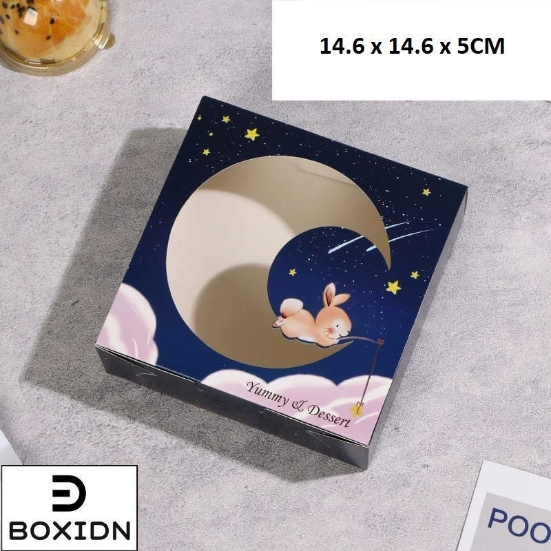 Mooncake box contains 4 cakes 75gr box mooncake case 7cm mooncake box ...