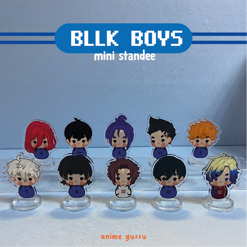 ANIME GUZZU BLUELOCK BOYS MINI STANDEE - BLUE LOCK FIGURE STANDEE ...