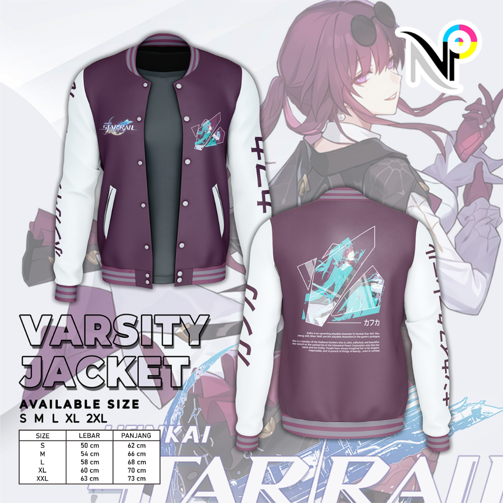 Varsity Jacket / Varsity Jacket Honkai Star Rail KAFKA | Shopee Singapore