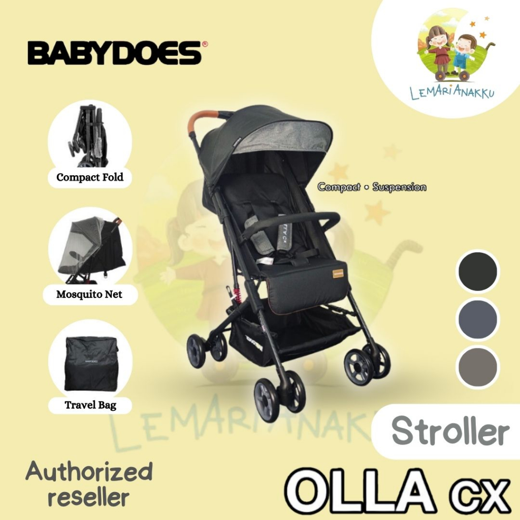 Babydoes Olla Cx Free Bag Cabin Baby Stroller | Shopee Singapore