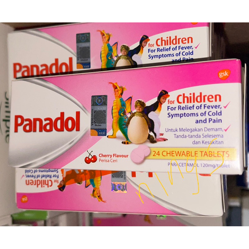 Panadol chewy children's lozenges (24 tabs) | Shopee Singapore