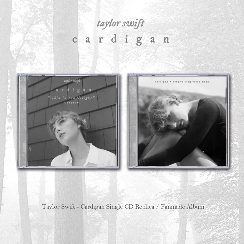 Taylor SWIFT - CARDIGAN SINGLE CD ALBUM. Fanmade/replica ALBUM, TAYLOR ...